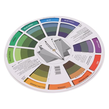 Color Mixing Guide,Color Wheel Reversible Blending Color Wheel Chart ...