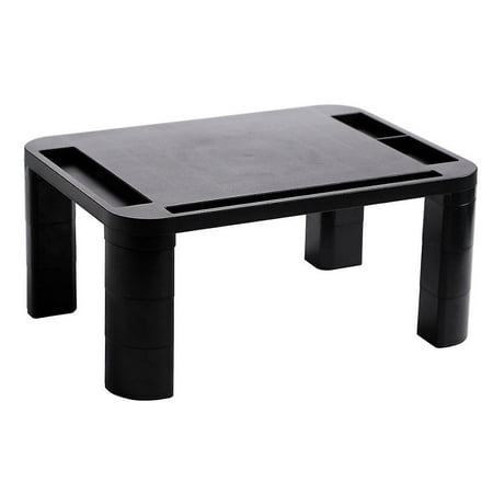 Adjustable ABS Desktop Shelf Plinth Monitor Stand Computer Screen Riser ...