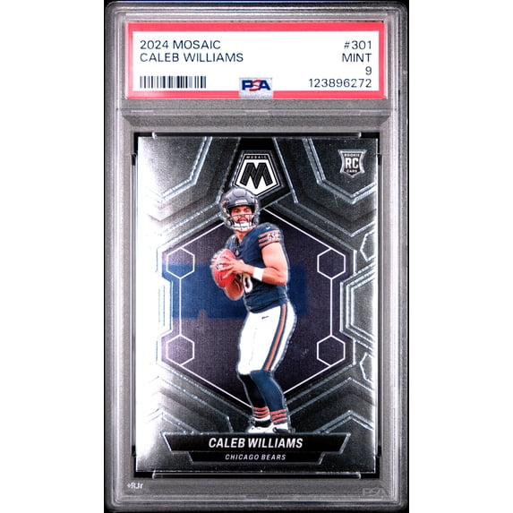 2024 Panini Mosaic Caleb Williams #301 Rookie PSA 9 - Walmart.com