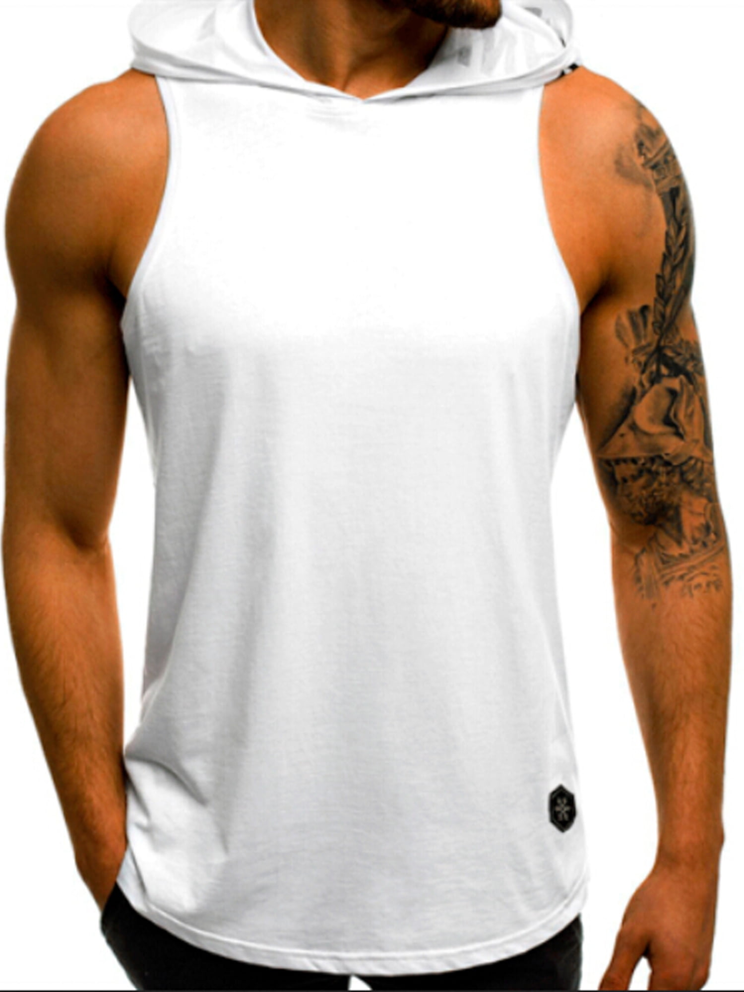 Men Muscle Fitness Tank Top Bodybuilding Workout Gym Sport Sleeveless ...