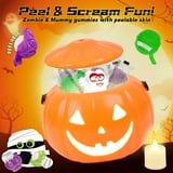 Amos Peelerz Halloween Candy Mixed, Fruit Flavor Gummy Zombie & Mummy ...