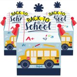 Big Dot of Happiness Back to School - Treat Box Party Favors - First ...