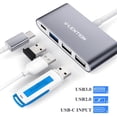 4-in-1 USB-C Hub with Type C, USB 3.0, USB 2.0 for 2025-2016 MacBook ...
