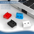 10-Pack Black USB Type-A Dust Plugs-USB Port Protector Covers for USB A ...