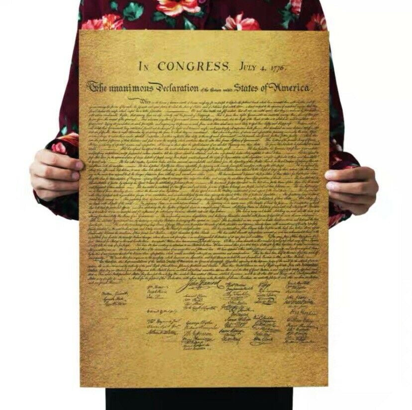 Declaration of independence/ America Poster/replic/20” X 14”/ US ...