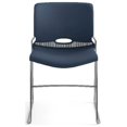 HON Olson Stacker High Density Chair, Regatta Seat/Back, Chrome Base, 4 ...