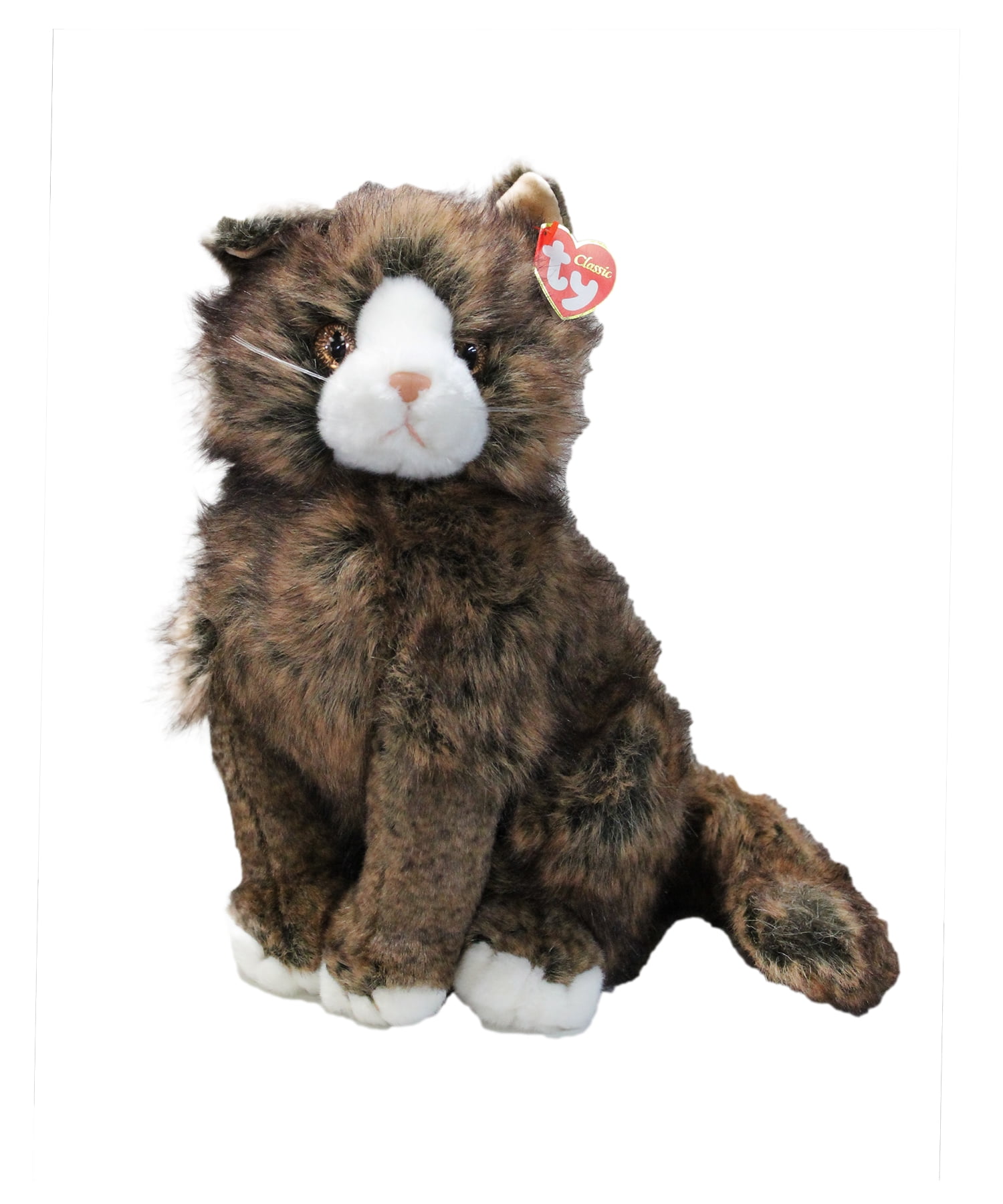 Ty Classics: Prissy the Brown Cat | Stuffed Animal | MWMT - Walmart.com