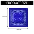 12PCS Western Printing Bandannas for Street Dance Vintage Flower ...