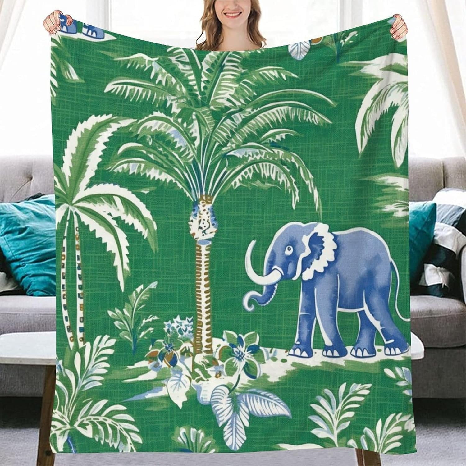 Click here for Aocisuki Green Goa Primitive Flora And Fauna Eleph... prices