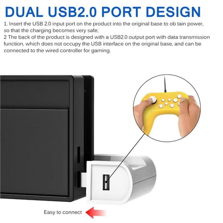 Game Console Charger Type-C Interface Game Console Fast Charging Base ...