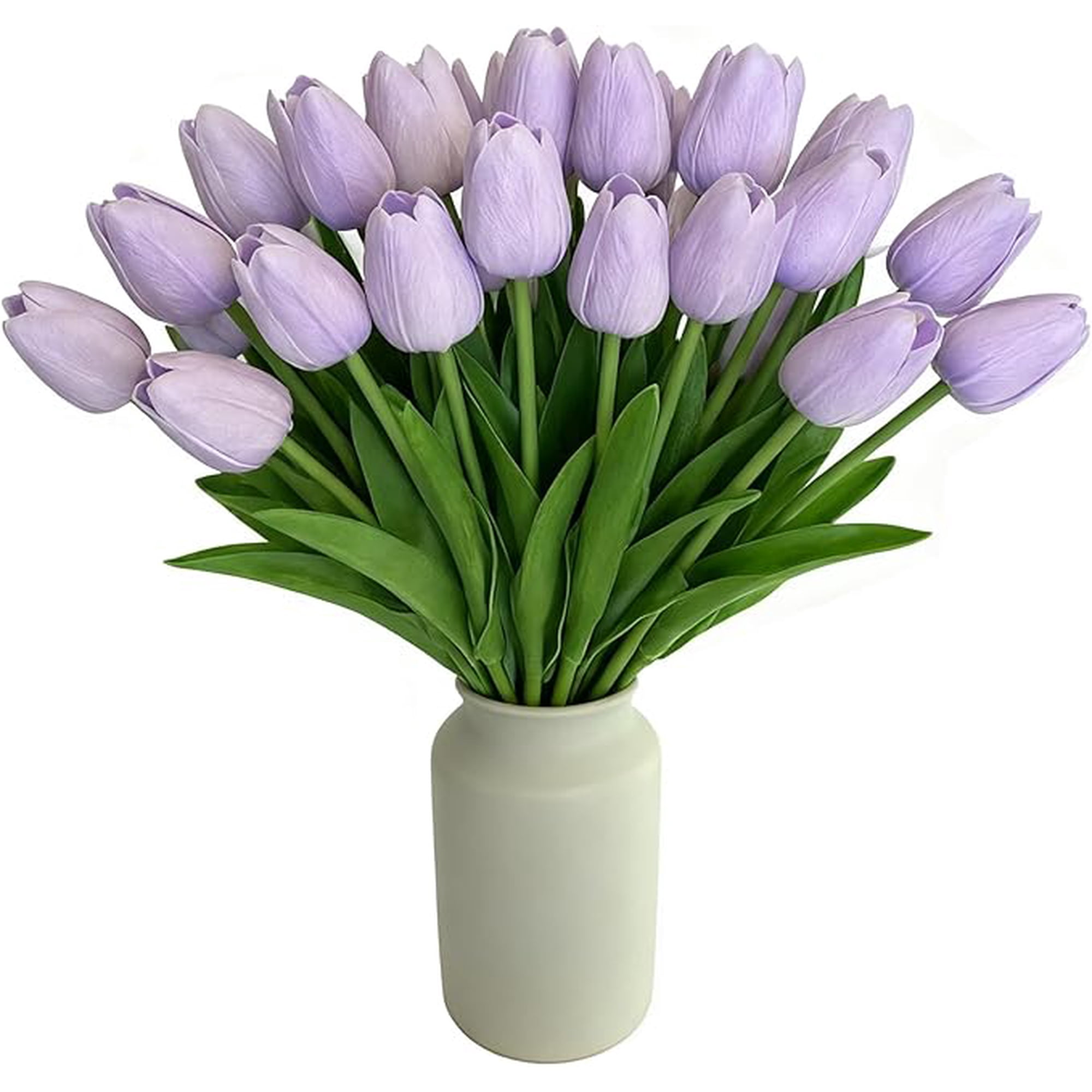 Click here for Generic Purple Faux Tulips Real Touch (20 Pcs) - 1... prices