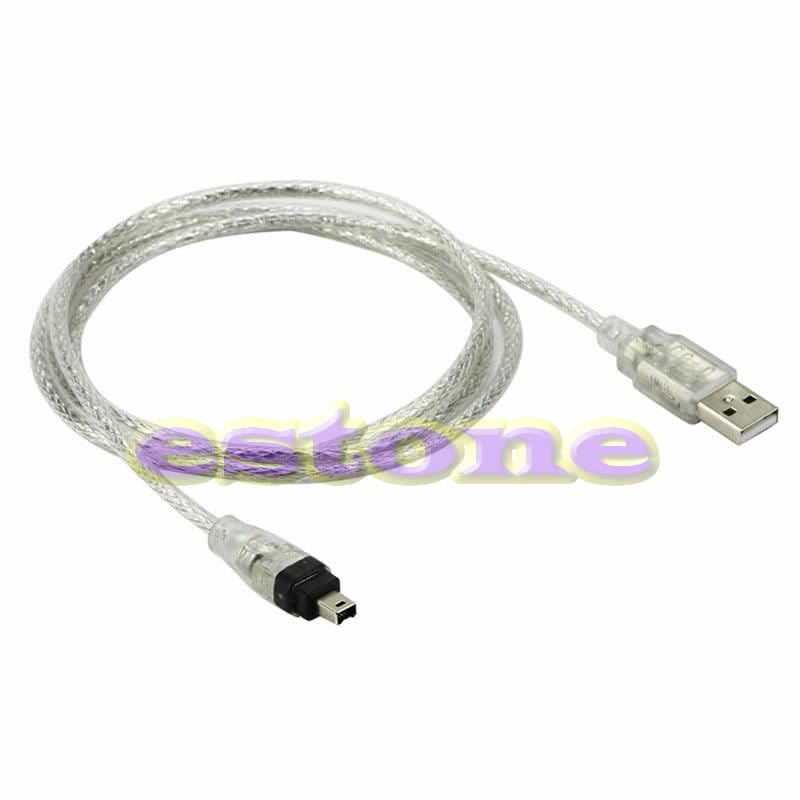GENEMA 5ft NEW USB To Firewire iEEE 1394 4 Pin iLink Adapter Cable ...