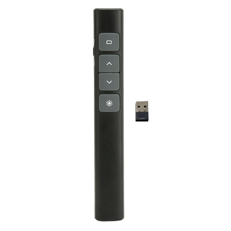 Wireless Presenter Remote, 2.4G RF Chip Presentation Clicker Portable ...