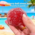Ice Skin Squish Toys, Red Crunchy Stress Ball, Non-Sticky Slow Rising ...