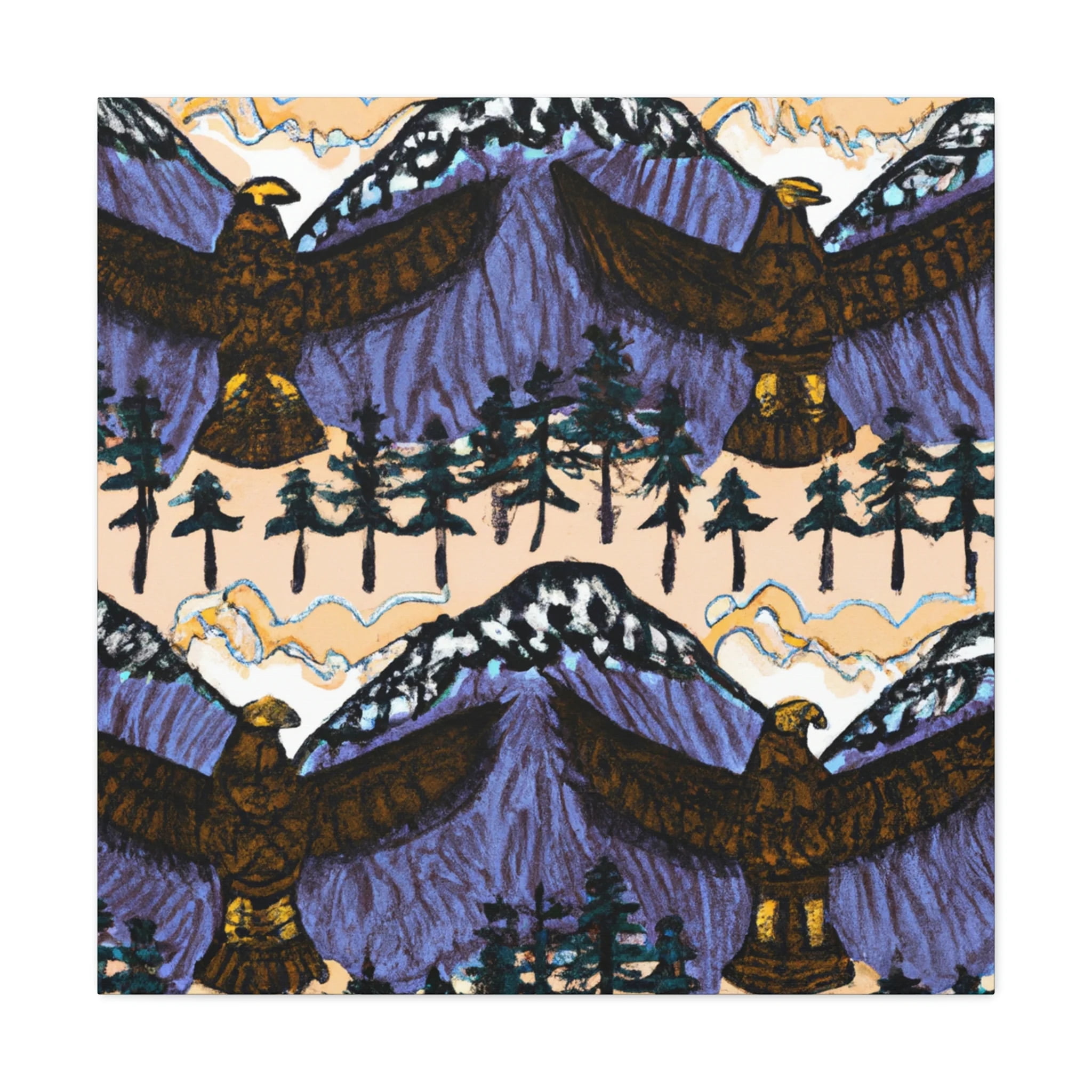 Glory of Nature: Eagle - Canvas - Walmart.com