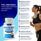 Decent Nature Magnesium Complex with 7 Forms 1000mg Capsules for ...