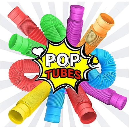 6 Pack Fidget Pop Tube HALO s for Kids and Adults Pipe Sensory Tools ...