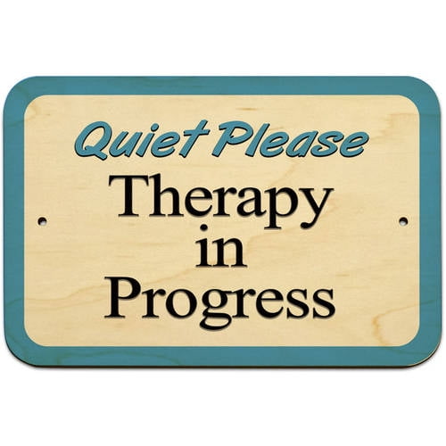 Quiet Please Therapy in Progress Sign - Walmart.com
