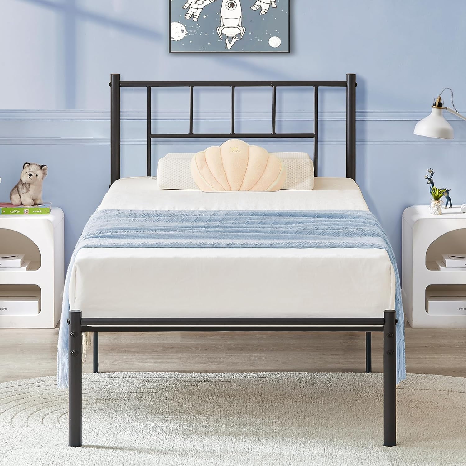 Click here for Wangbasdasd Twin Bed Frame  14 Inch Metal Platform... prices