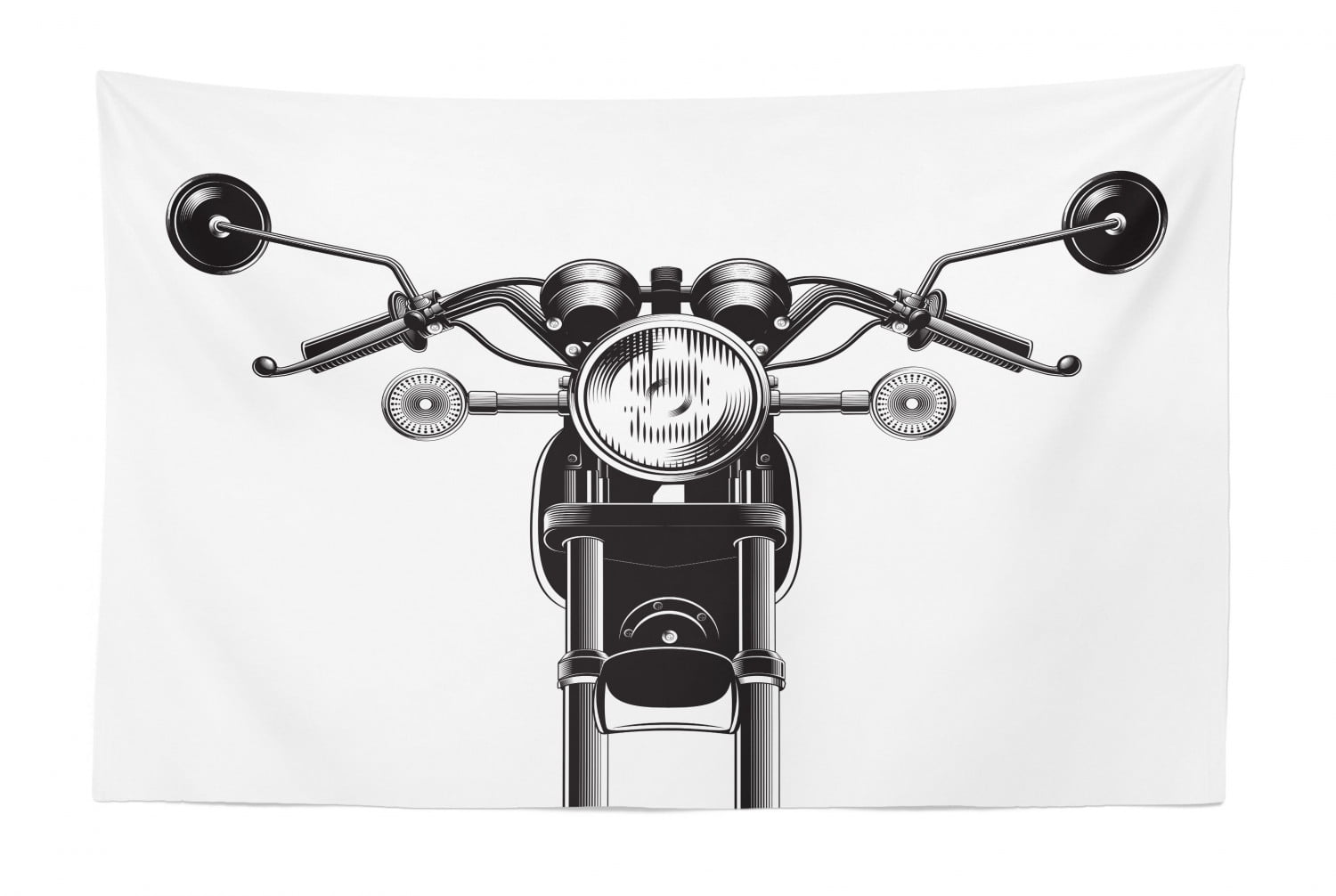 Motorcycle Tapestry, Live 2 Ride Calligraphy and a Human Skeleton on ...