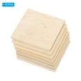 Uxcell 3x3 Inch Wood Squares Unfinished Blank Wooden Pieces Wood ...