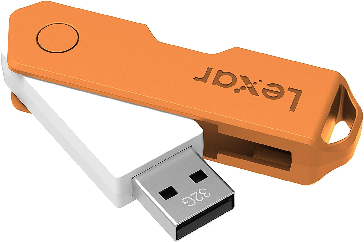 Lexar JumpDrive TwistTurn2 32GB USB 2.0 Flash Drive, Orange (LJDTT2 ...