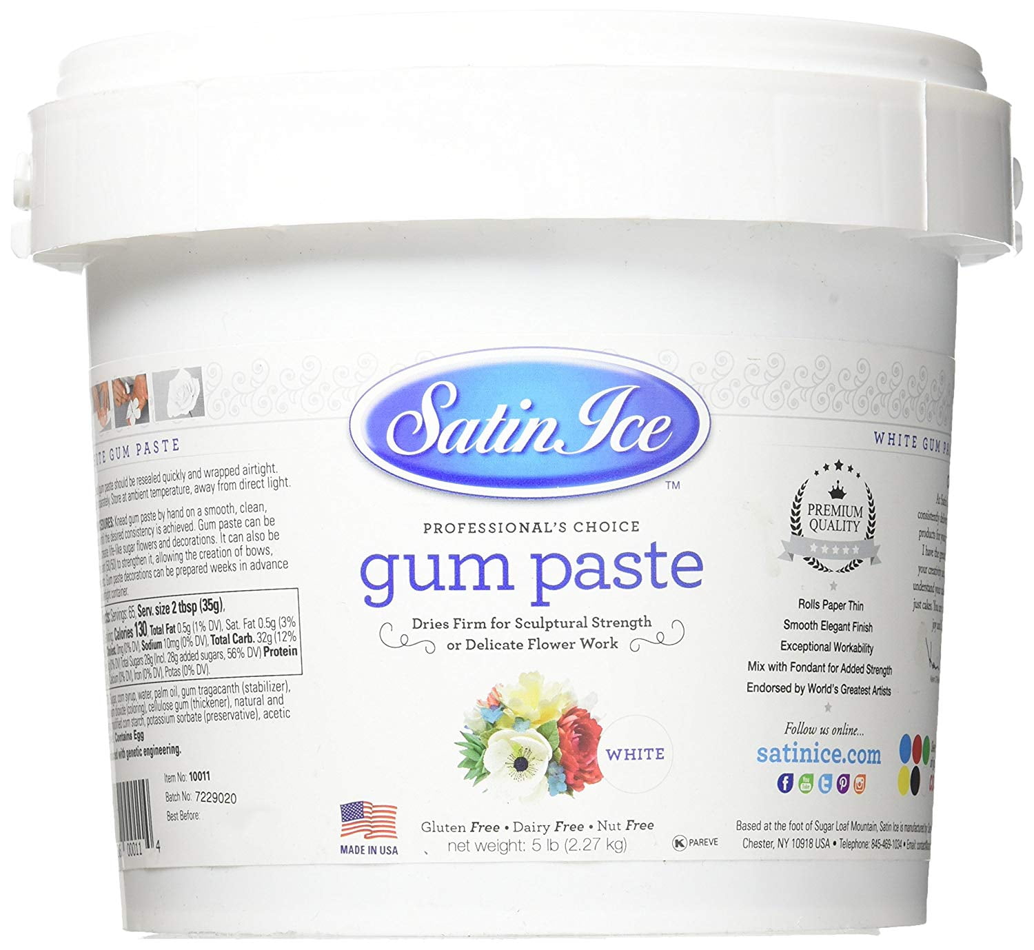 Satin Ice Gum Paste Modeling Cake Icing, 5 Lbs - Walmart.com