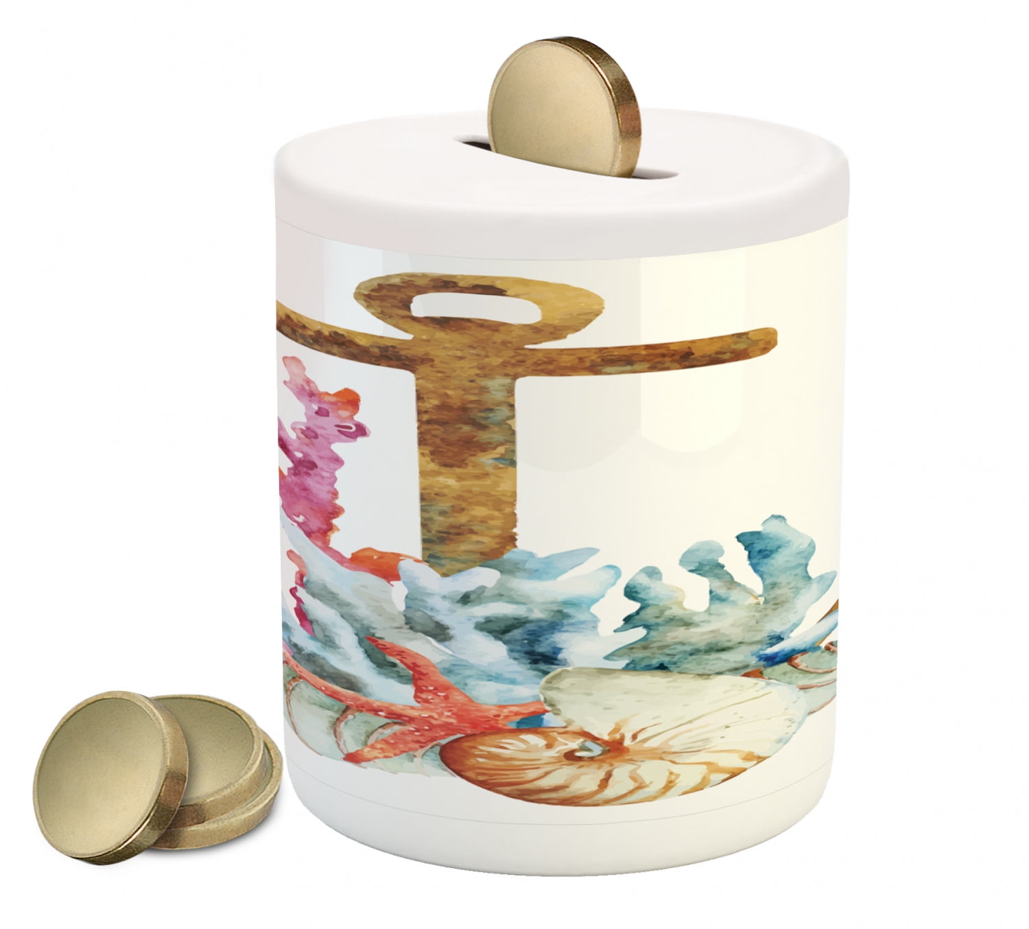 Anchor Piggy Bank, Corals Seaweed Nature Deep Sea Underwater Life ...