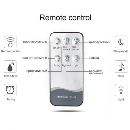 Practical Remote Control 300ML Oil Diffuser Air Humidifier Aroma Mist ...