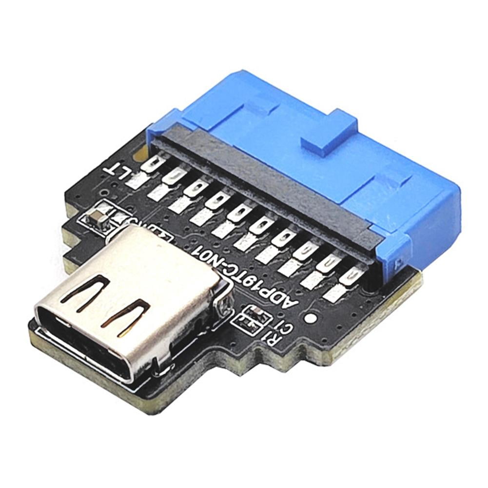 19Pin To Type C/Dual USB A Connector for WIN /LINUX/MAC(TYPE-C-Up ...