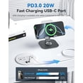 Desktop Power Grommet with 20W USB C Fast Charging, 3 inch Flush-Mount ...