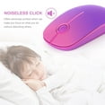 2.4G Slim Wireless Mouse, Nano Receiver, Portable, for MAC, PC, Laptop ...