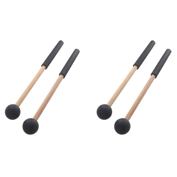 3 Pair Tongue Drum Mallets Soft Rubber Head Sticks for Drums and Keyboard Percussion - Walmart.com