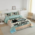 Camping Comforter Set Full,Camper Themed Bedding Camper Decor,RV Travel ...