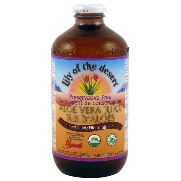 Lily Of The Desert - Organic Whole Leaf Aloe Vera Juice | Multiple ...