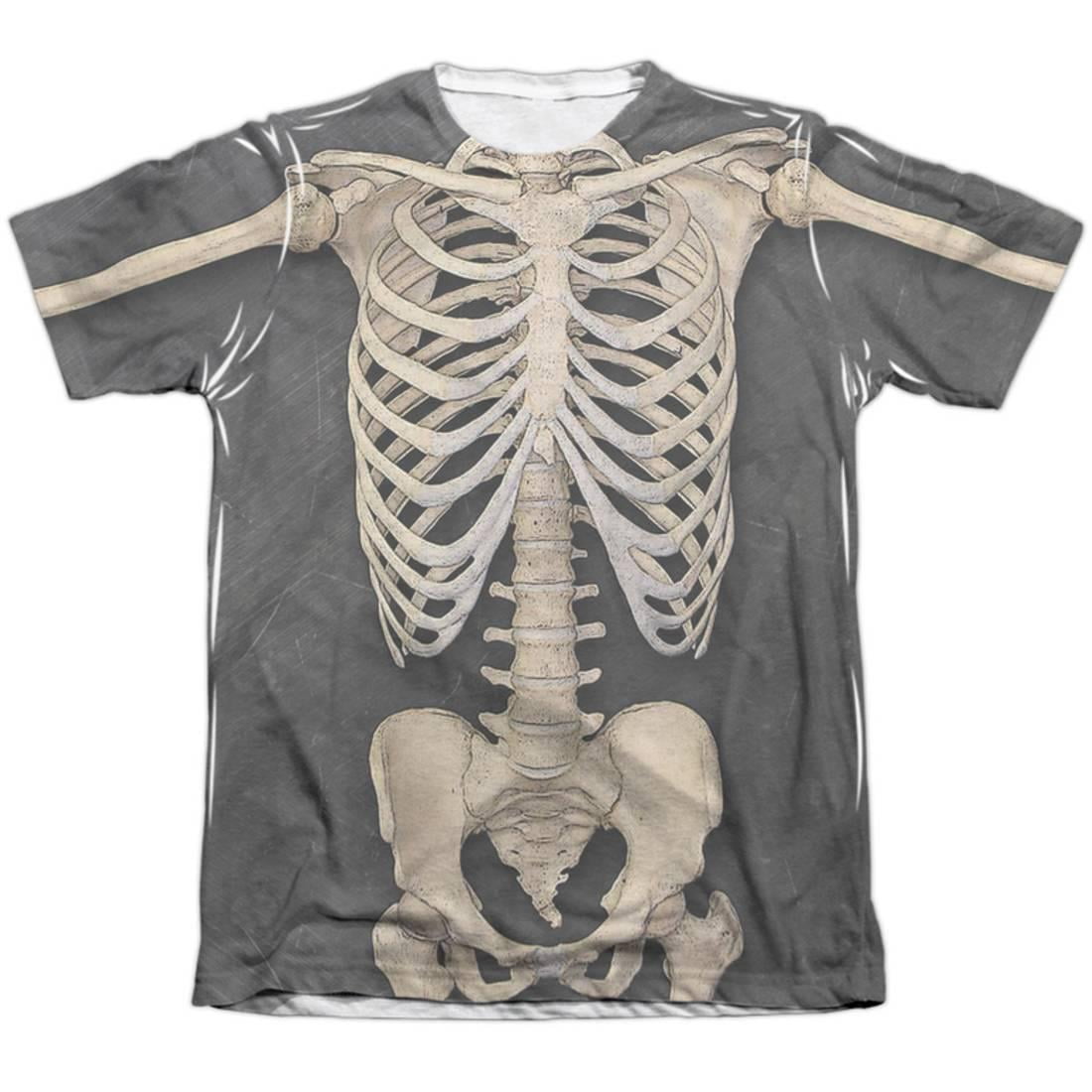 Skeleton Costume Tee Apparel Sublimated - Sublimation - Walmart.com