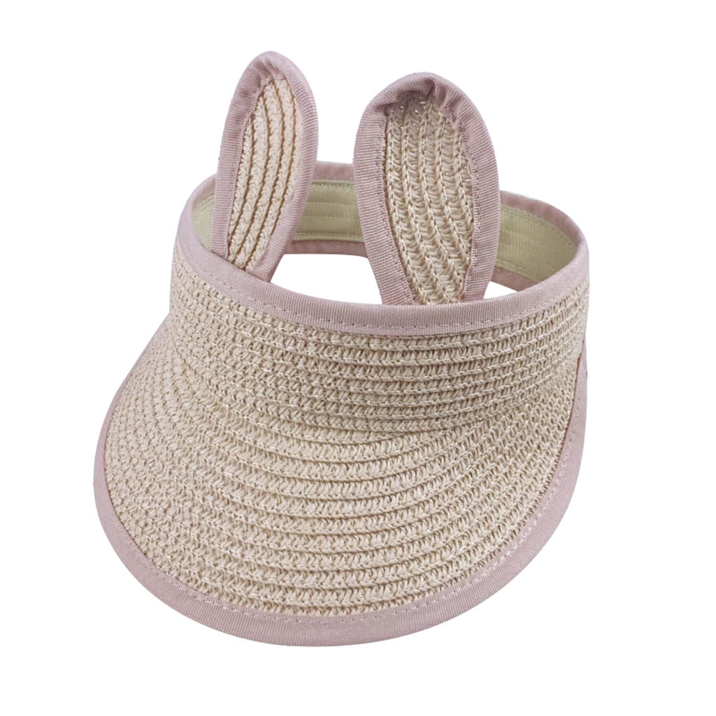 FRSASU Clearance Summer Baby Boy Girl Kids Folding Bunny Straw Visor ...