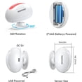 Motion Sensor Door Chime, Wireless Motion Detector Alarm Indoor ...