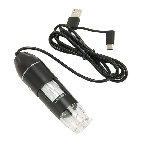 Microscopio digital USB tipo C Micro USB 50X a 1600X Ampliación Cámara ...