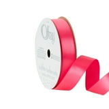 Offray Single Face Satin Ribbon 5/8"X18', Shocking Pink - Walmart.com