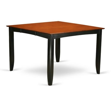 WET-BCH-T Weston Rectangular Dining Table with 18 in butterfly Leaf in ...