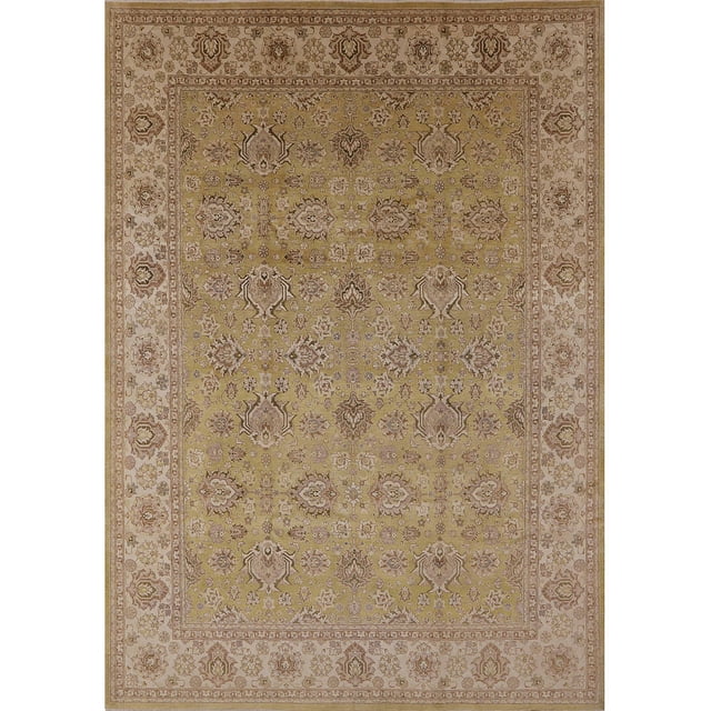 Ahgly Company Indoor Rectangle Mid-Century Modern Light Brown Oriental ...