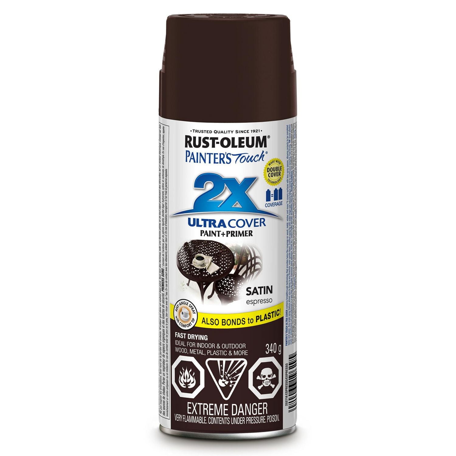 Click here for Painters Touch 2x Ultra Cover - Satin Expresso 340... prices