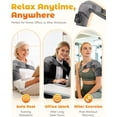 Triple Shoulder Massager, Cordless Shoulder Massager with Heat ...