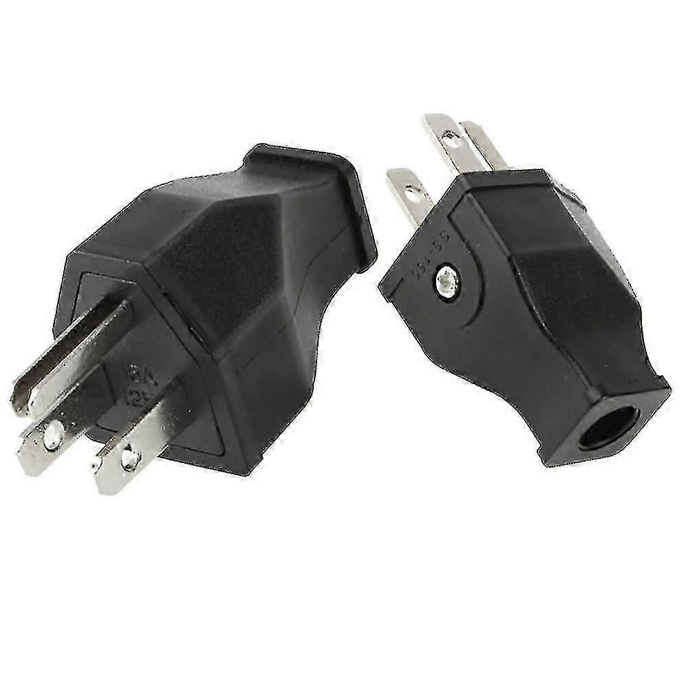 2 PCS American standard plug power plug 15A 125V American wiring plug ...