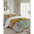 4 Piece Duvet Cover Set Full, Dragonfly Animal Portrait Soft Breathable ...