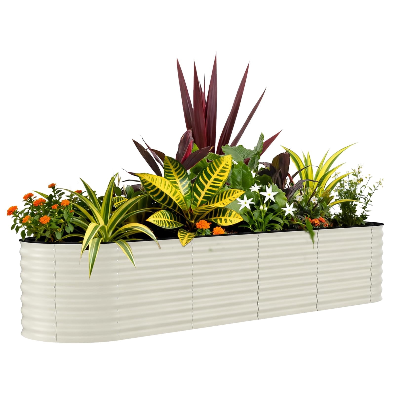 Click here for Garvee 8x2x2ft Galvanized Raised Garden Beds Kit... prices