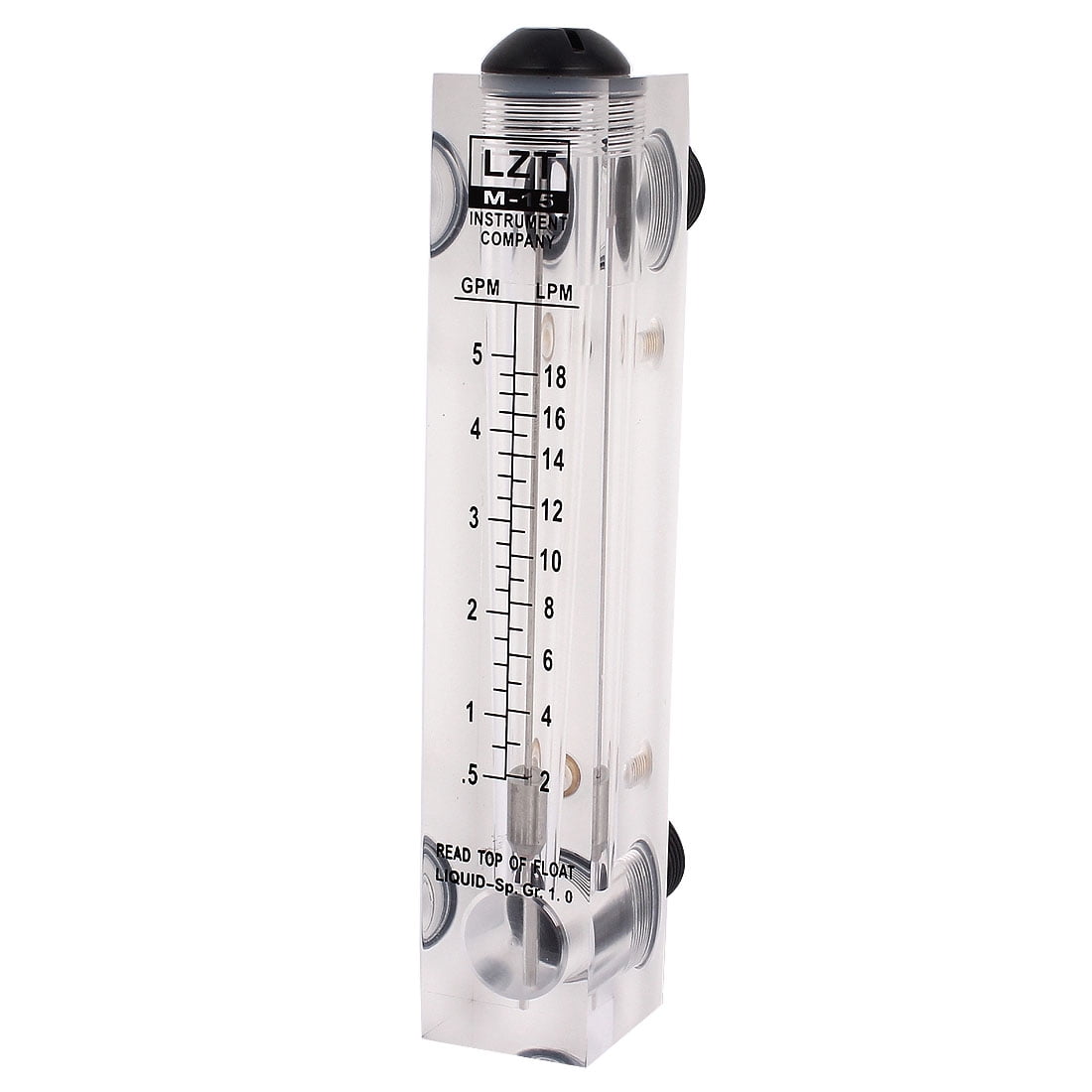 Unique Bargains LZT M-15 1/2BSP Thread 0.5-5GPM Water Liquid Flow ...