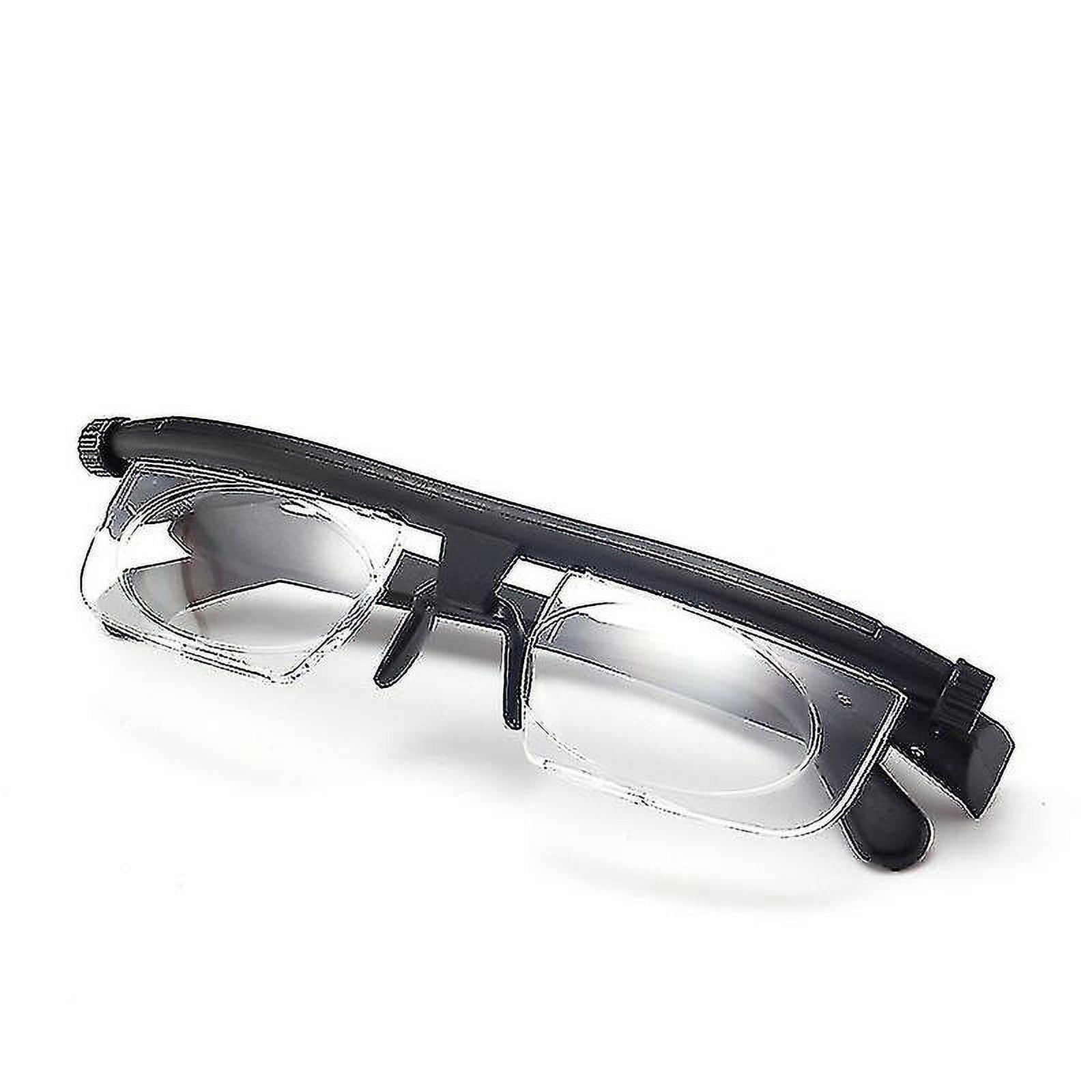 Focus Adjustable Eyeglasses -3 To +6 Diopters Reading Glasses Focal ...