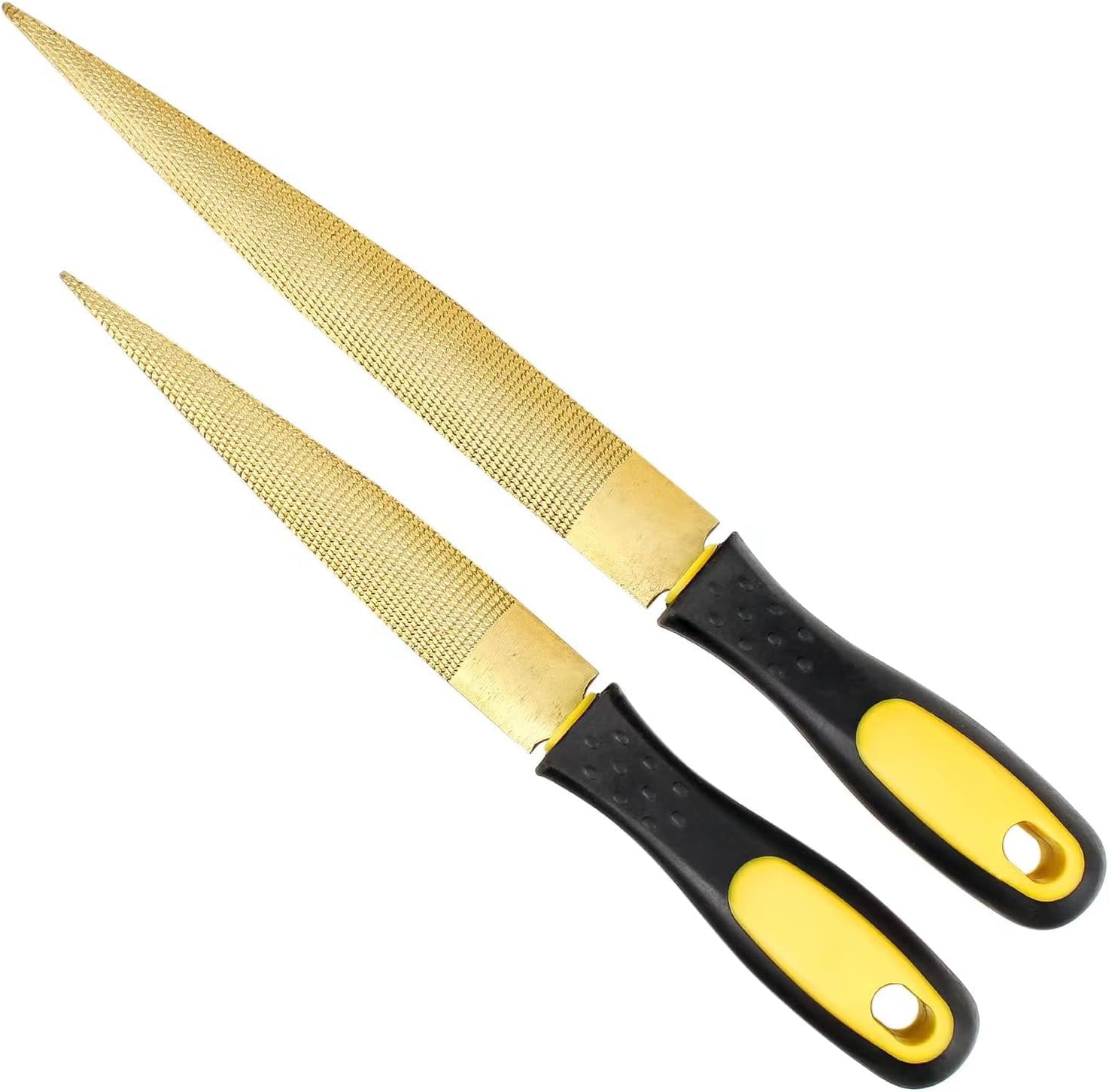 Needle File Set Wood Files for Wood Working Files Tools Golden Tapered ...